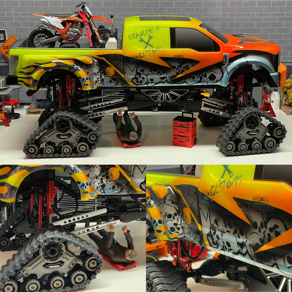 Billet Aluminum Scale Lower Links for CEN Racing F450 Set of 4: 2 Lowe ...